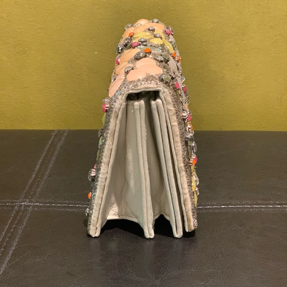 Alice + Olivia - Rhinestone & Beaded Flower Evening C… - Gem